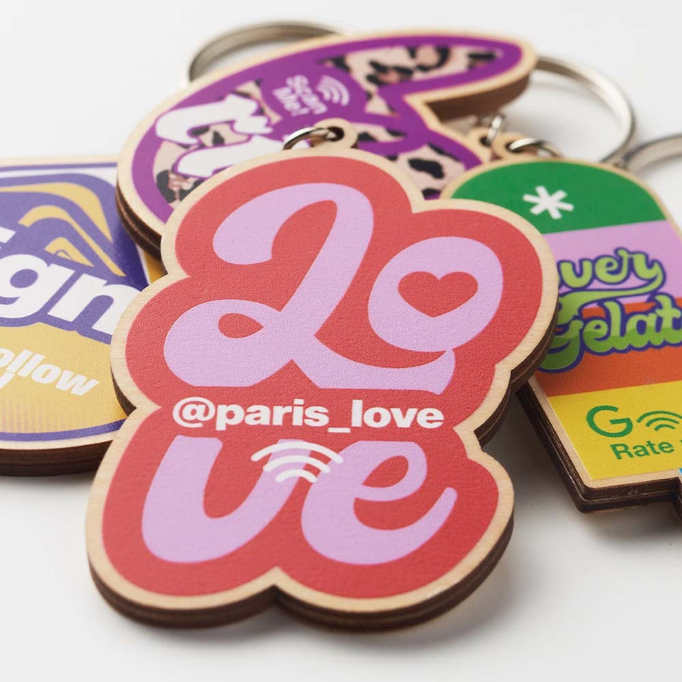 Custom Wooden Keyring – Perfect Branded Gifts