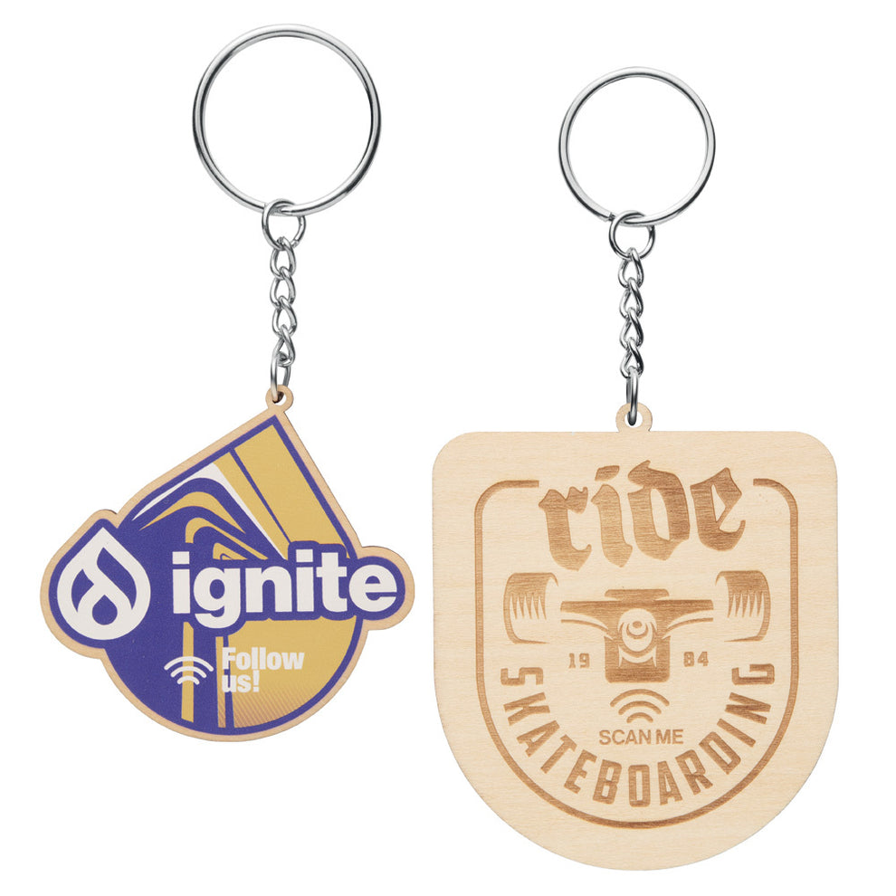 Custom Wooden Keyring – Perfect Branded Gifts
